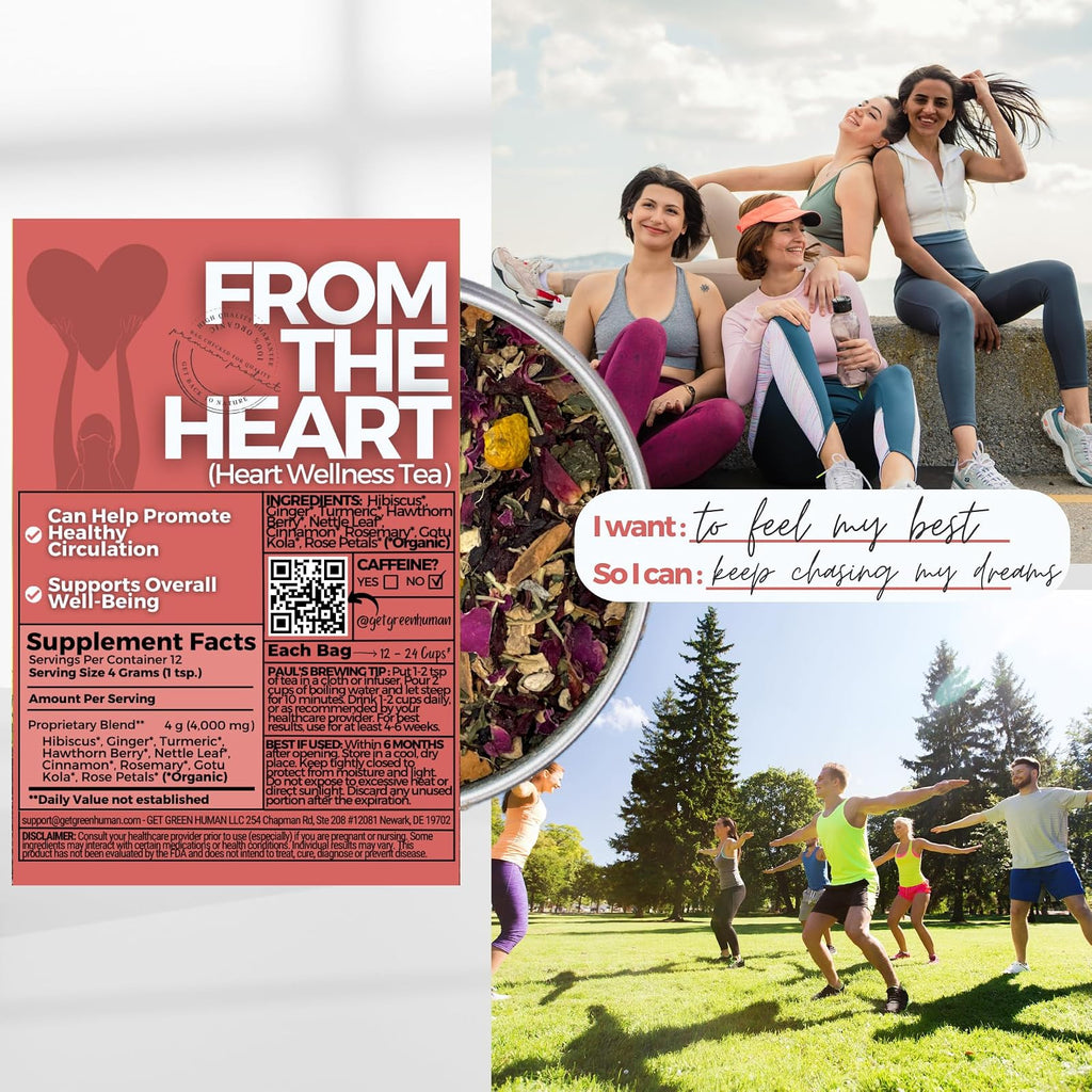 Natural ingredients in heart tea