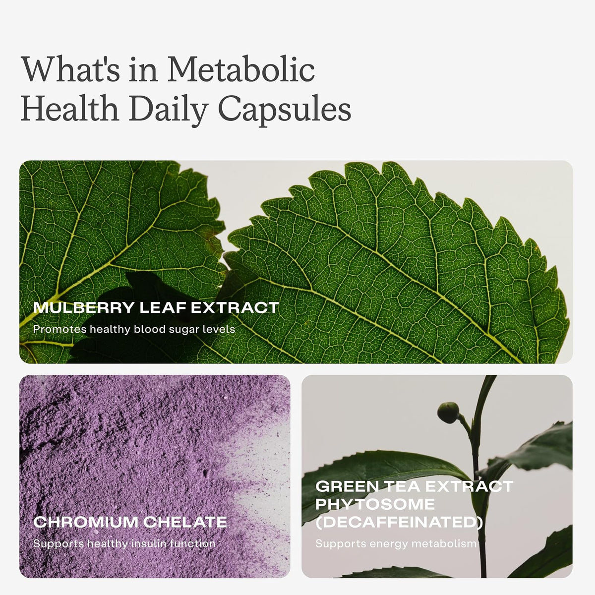 Natural ingredients in HumanN vitamins