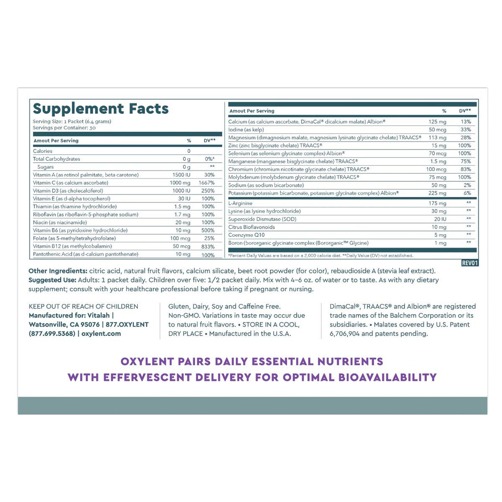 Natural ingredients in multivitamins