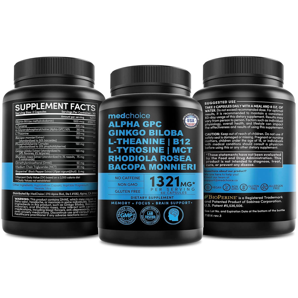 natural ingredients in nootropic formula