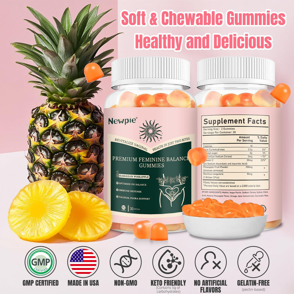 natural ingredients in Pineapple Gummies
