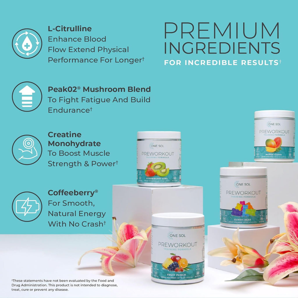 natural ingredients in pre-workout formula