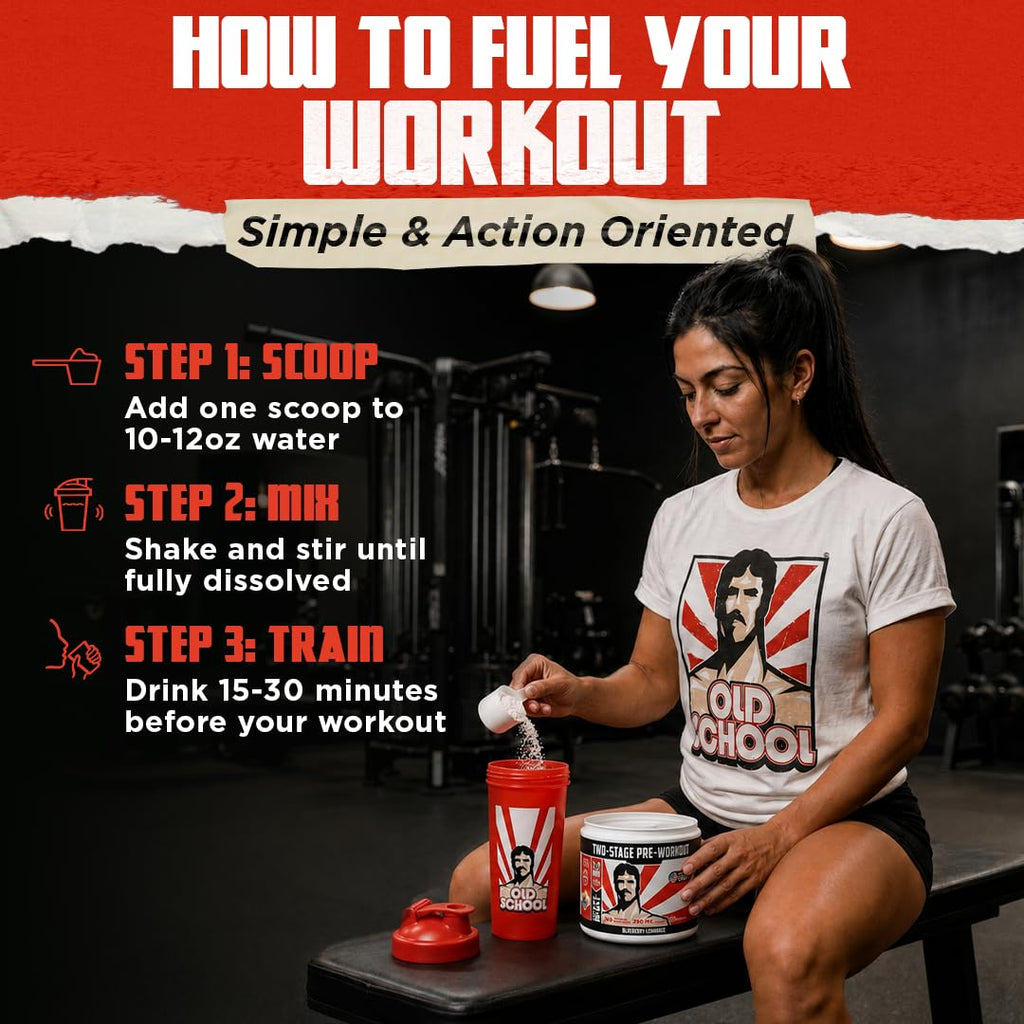 natural ingredients in pre-workout powder