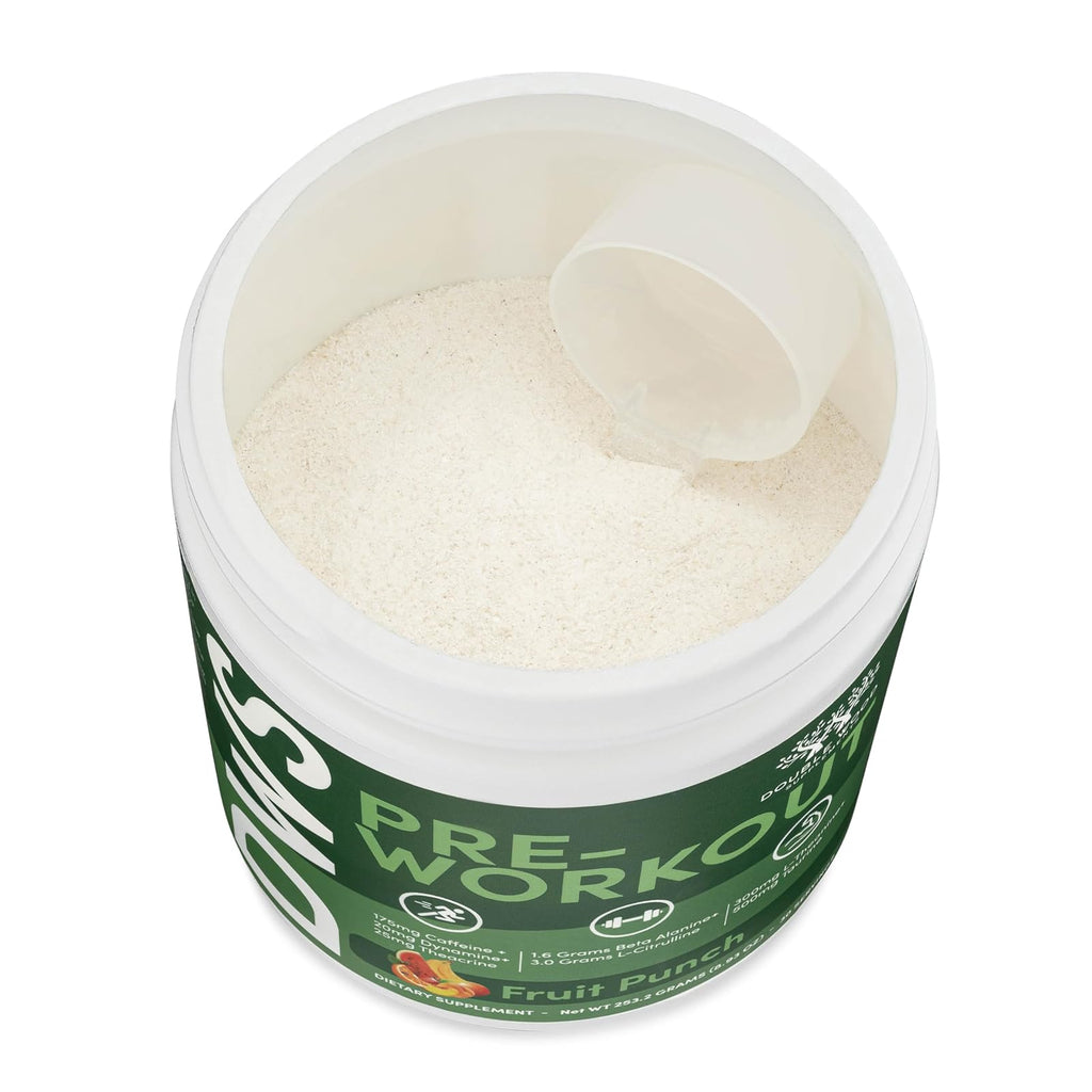 natural ingredients in pre-workout powder