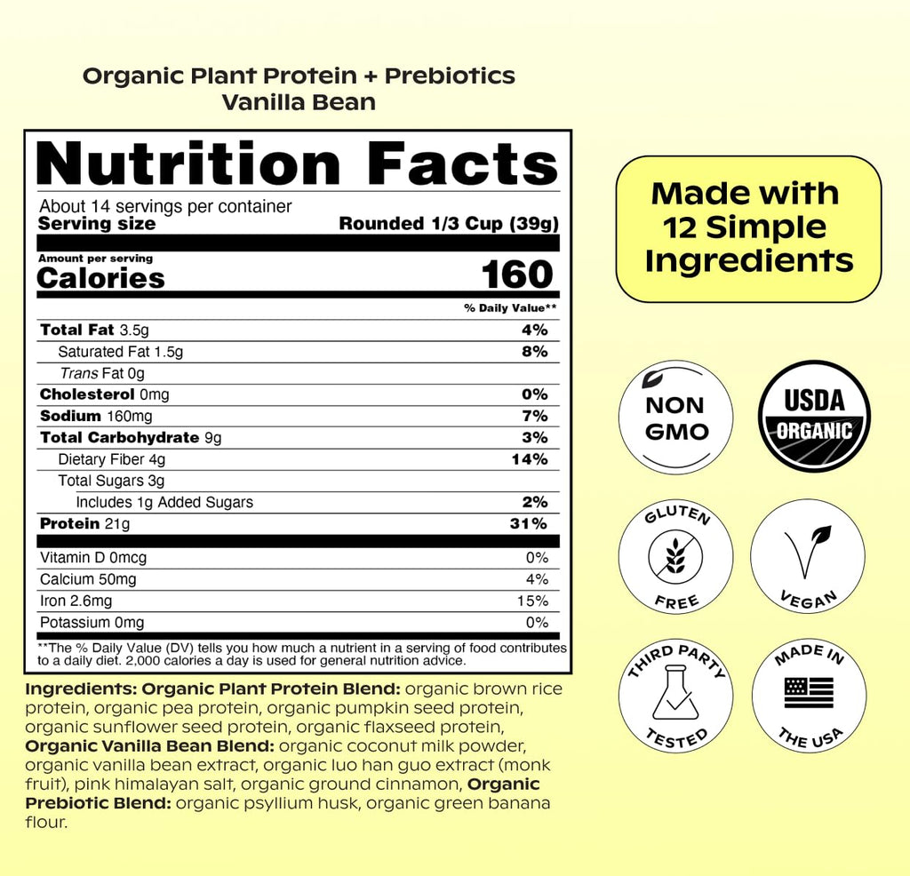 natural ingredients in protein powder