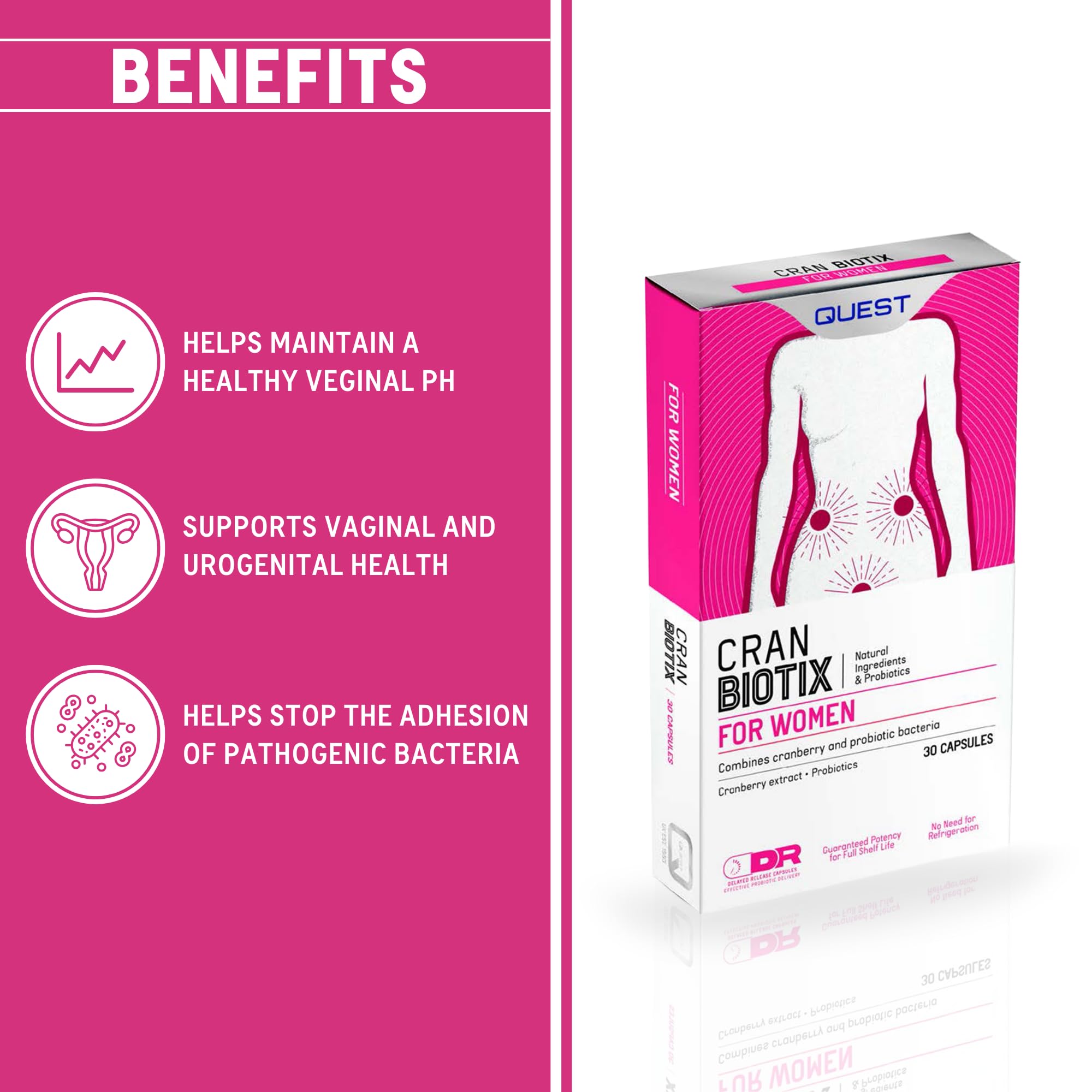 natural ingredients in Quest Cranbiotix