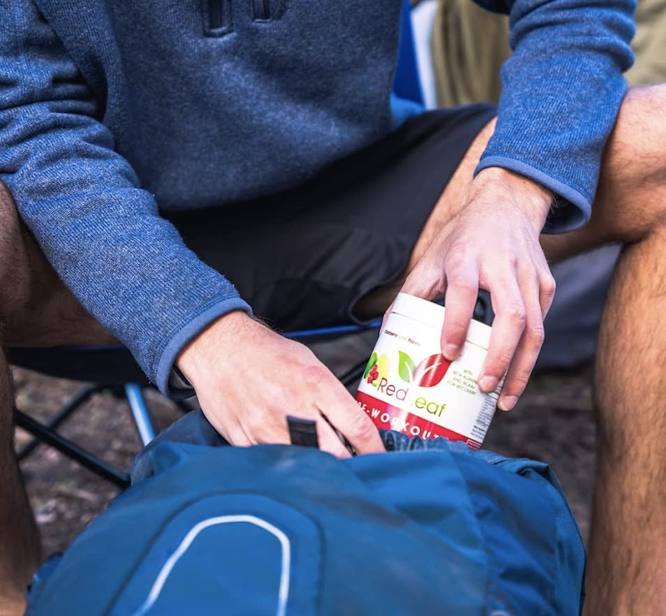 Natural ingredients in Red Leaf pre-workout energizer