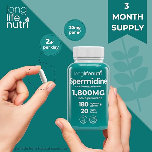 Natural ingredients in spermidine capsules