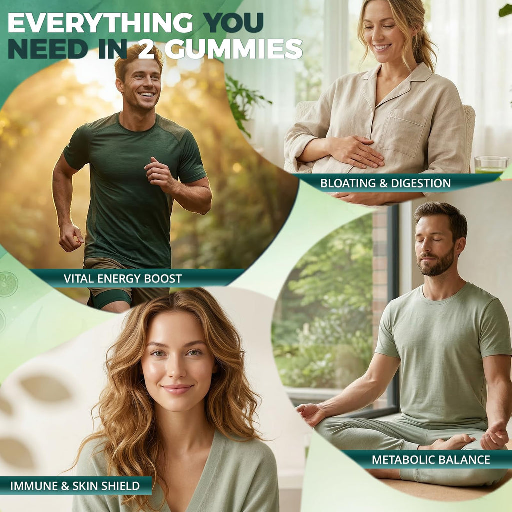 Natural ingredients in Super Greens Gummies