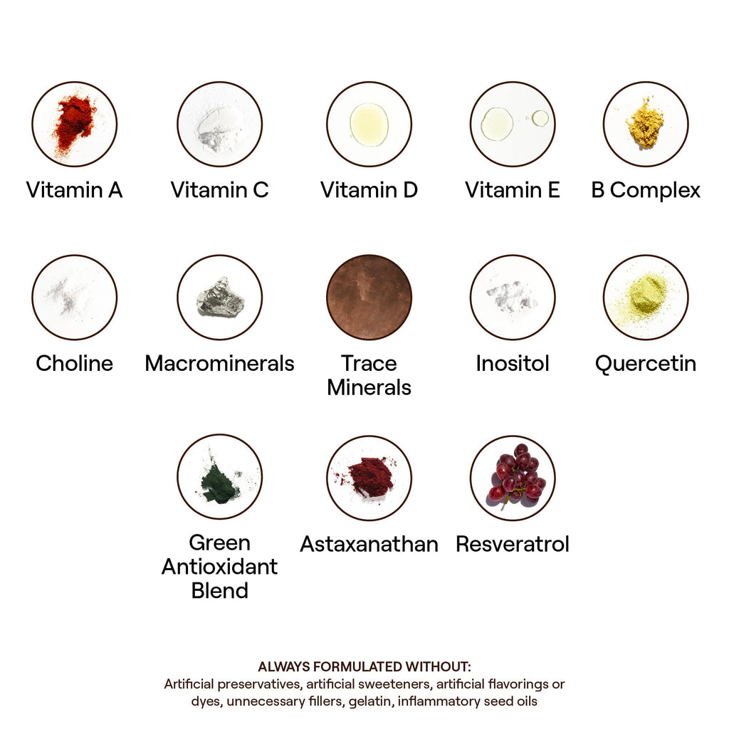 natural ingredients in vitamin supplements