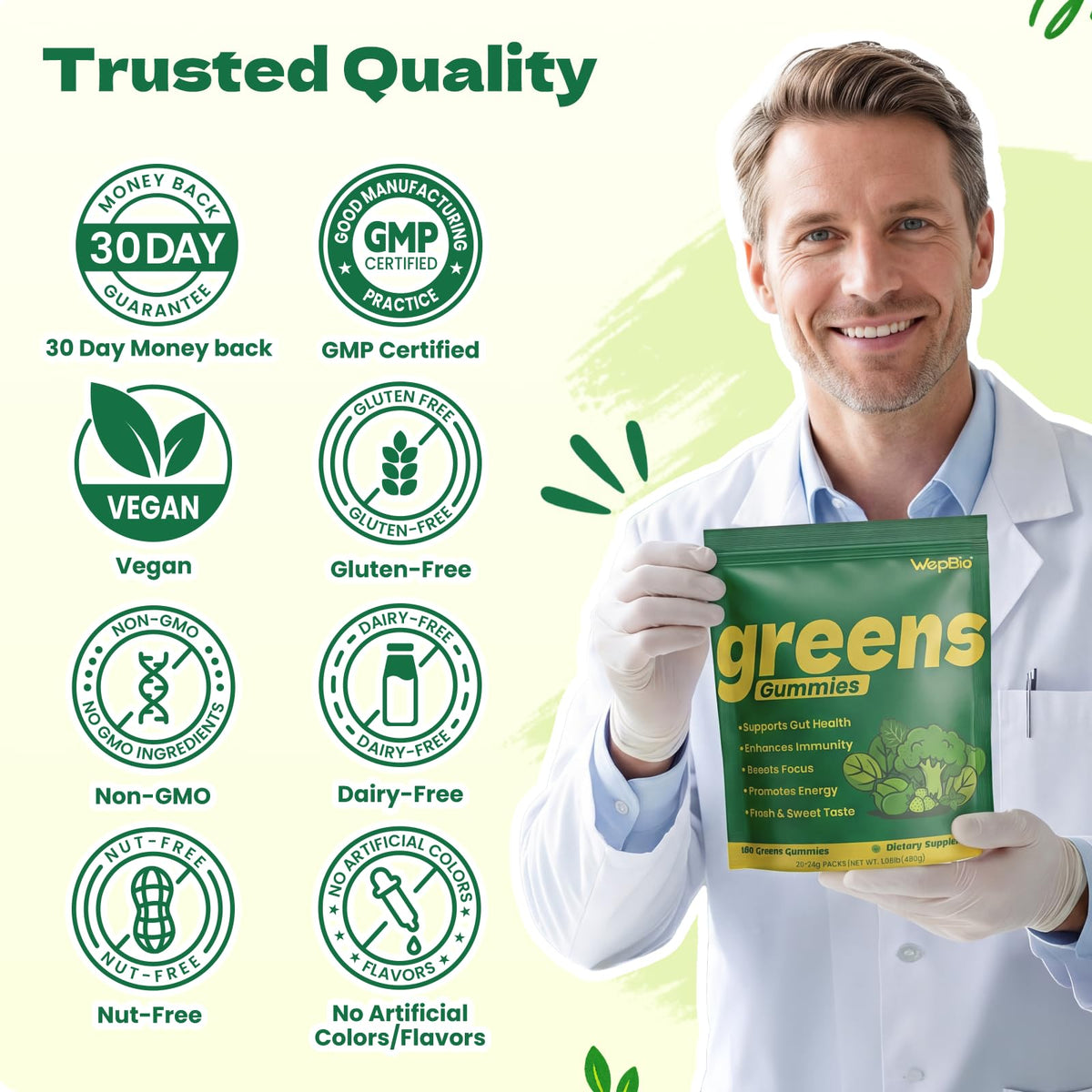 natural ingredients in WepBio gummies