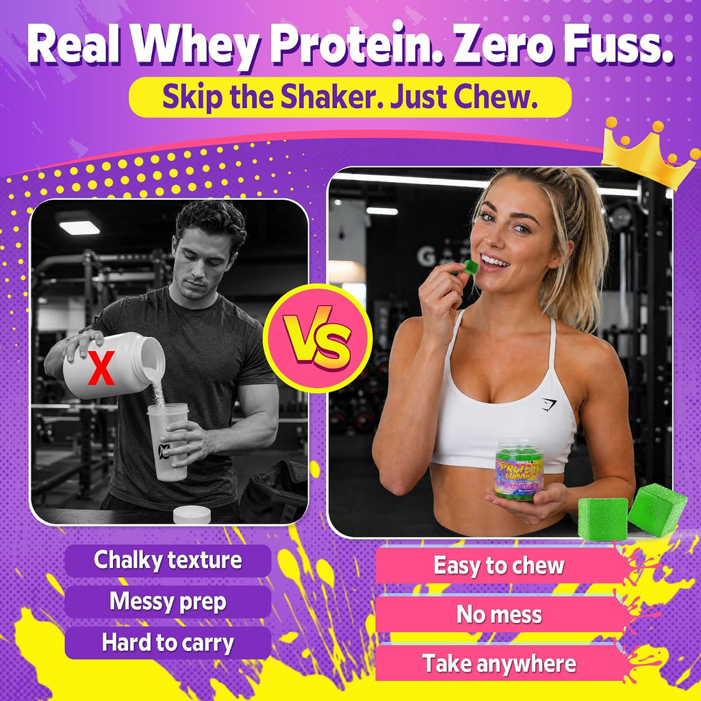 natural ingredients in whey protein gummies