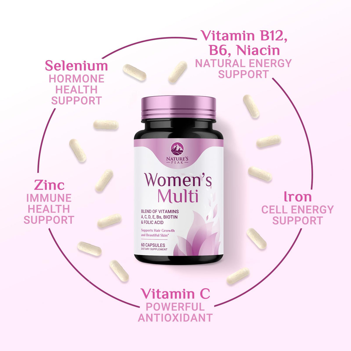 natural ingredients in women's multivitamin