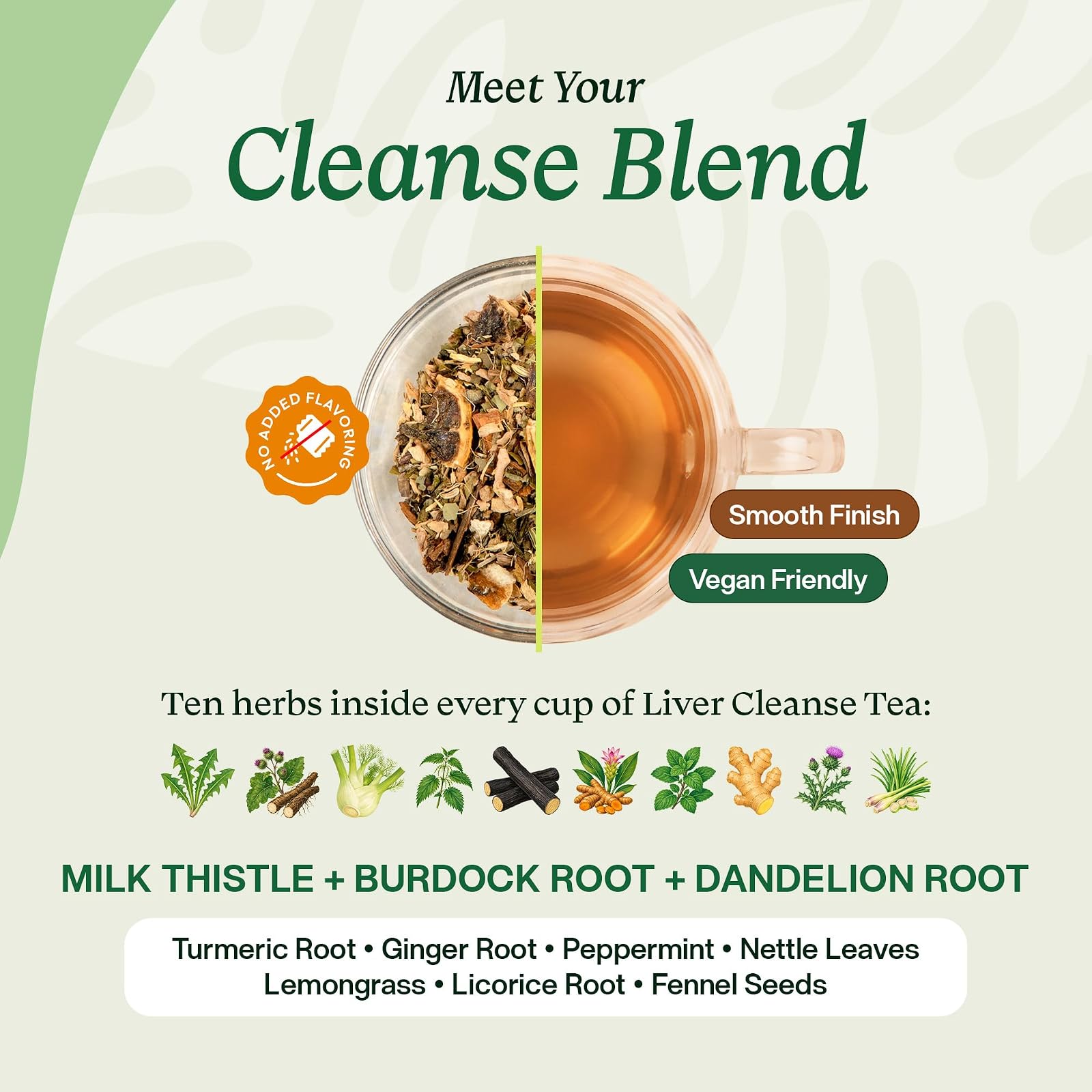 natural ingredients liver cleanse tea