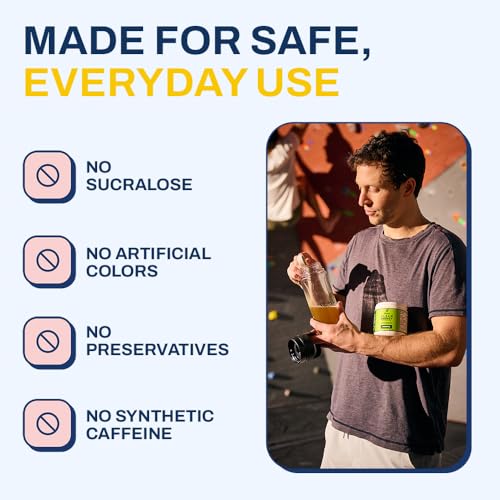 Natural ingredients pre-workout drink