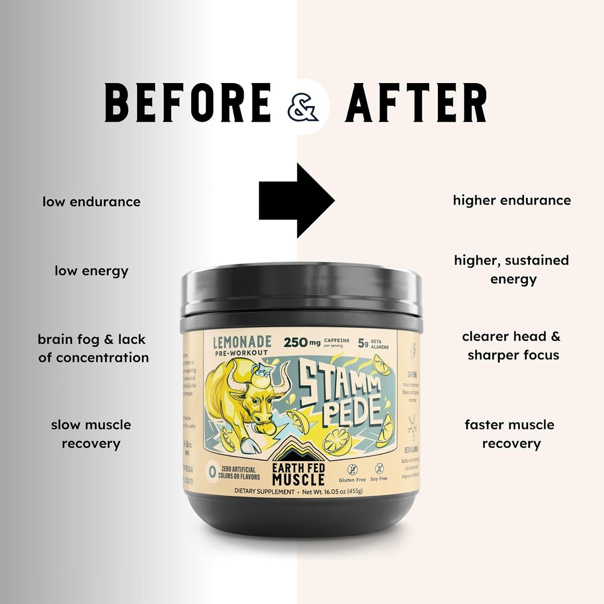 natural ingredients pre-workout supplement