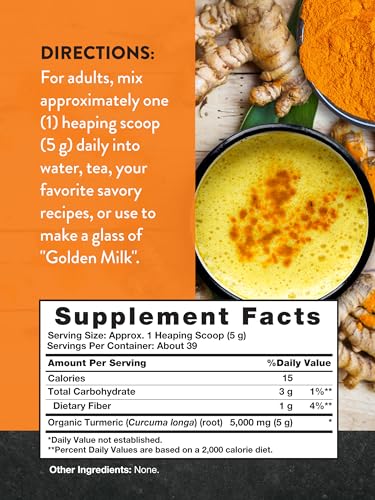 natural ingredients turmeric powder
