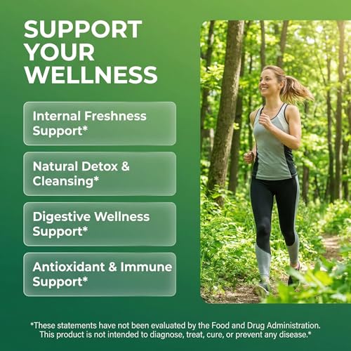 natural internal deodorant capsules for freshness