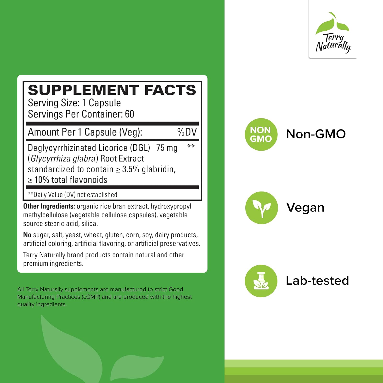 natural intestinal support with licorice root