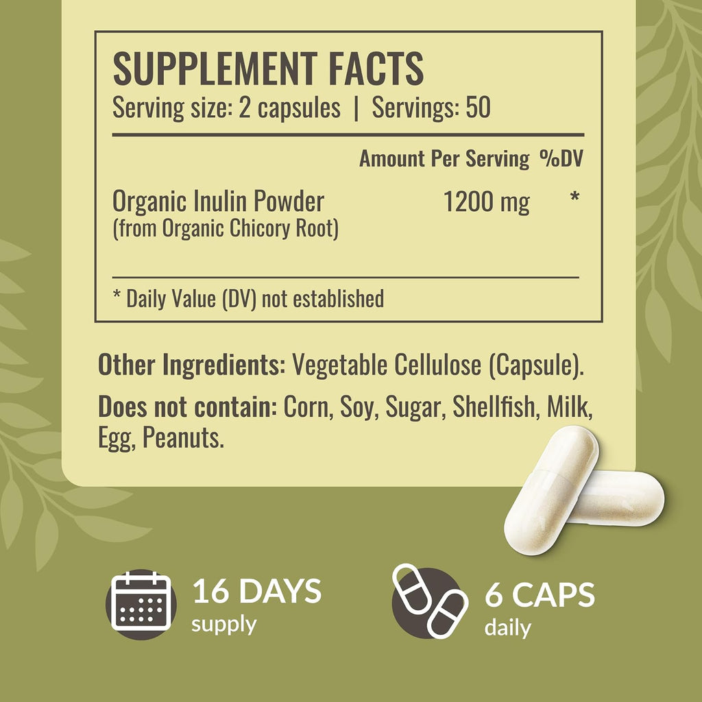 natural inulin powder supplement