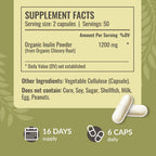 natural inulin powder supplement