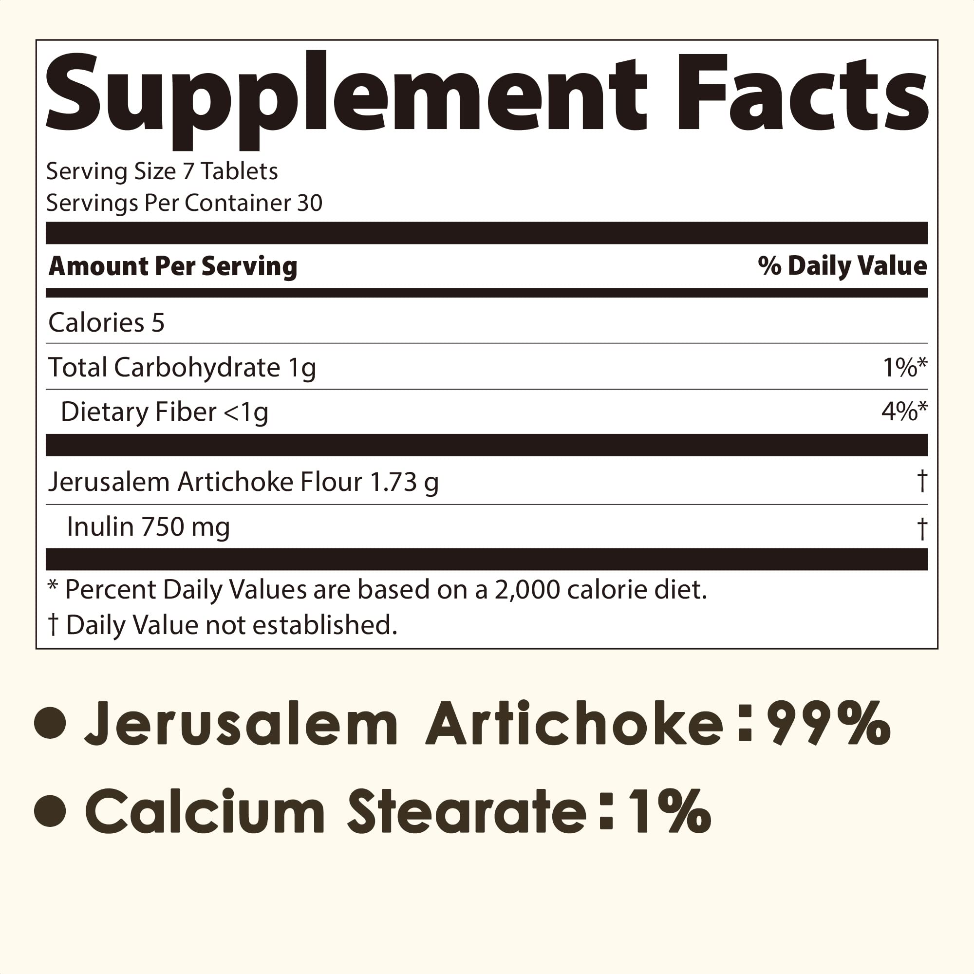natural inulin source from artichoke