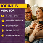 Natural iodine drops for immune support