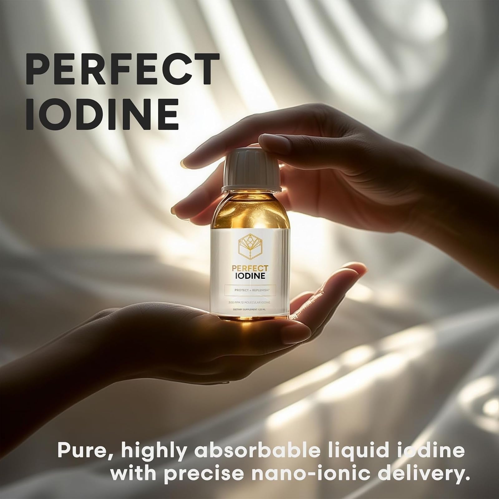 Natural iodine solution for daily use