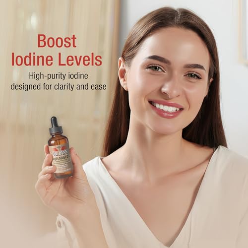 Natural iodine solution for thyroid