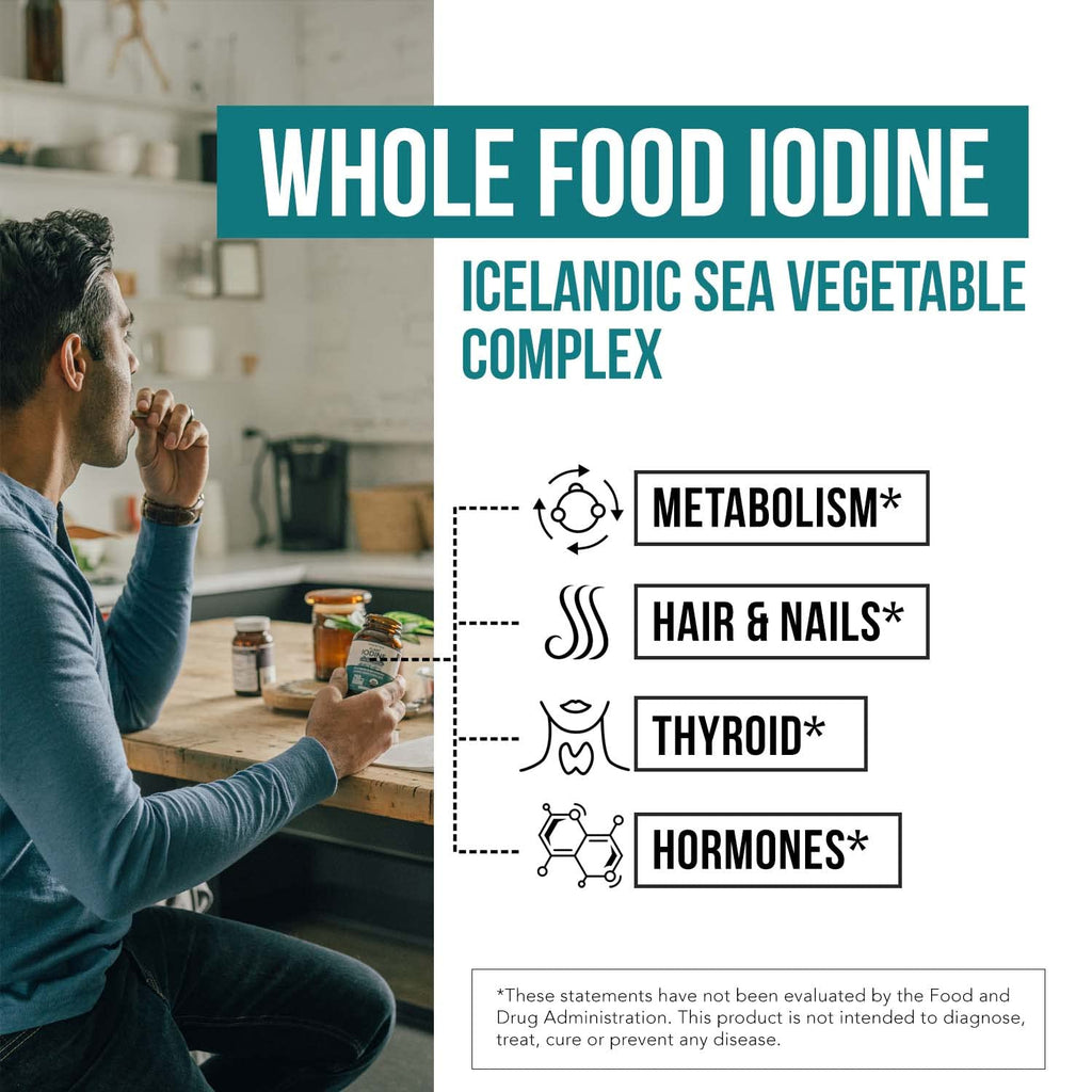 Natural iodine source for overall wellness