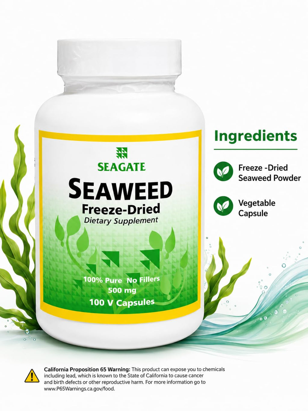 Natural iodine source for wellness