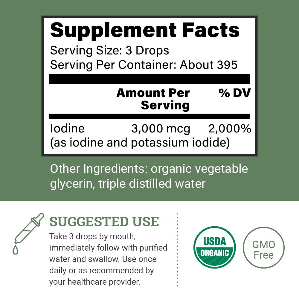 natural iodine supplement for health