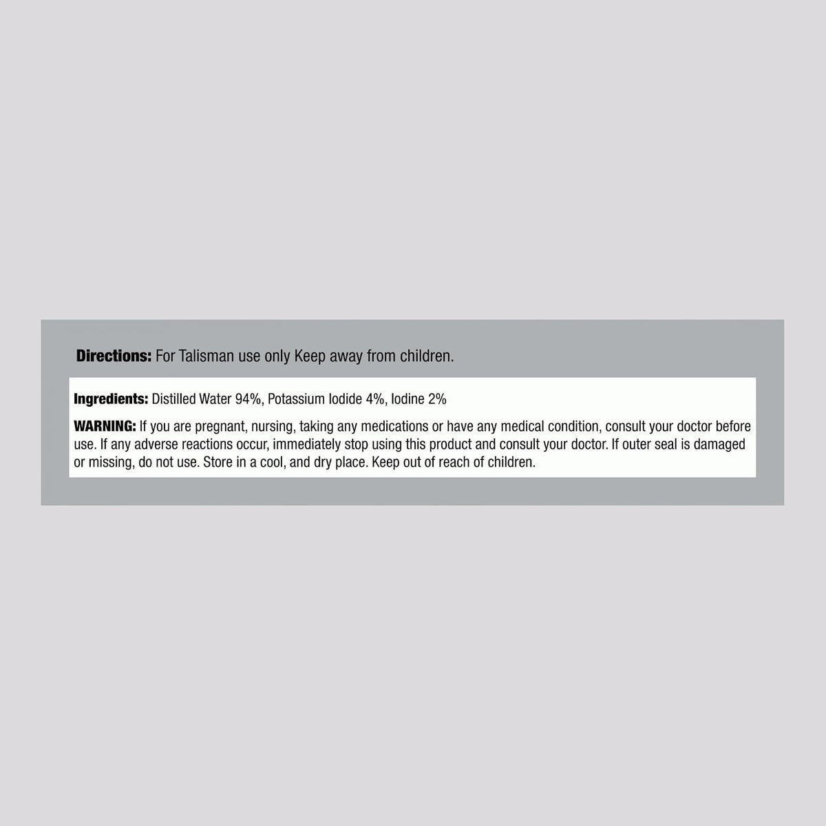 natural iodine supplement for health