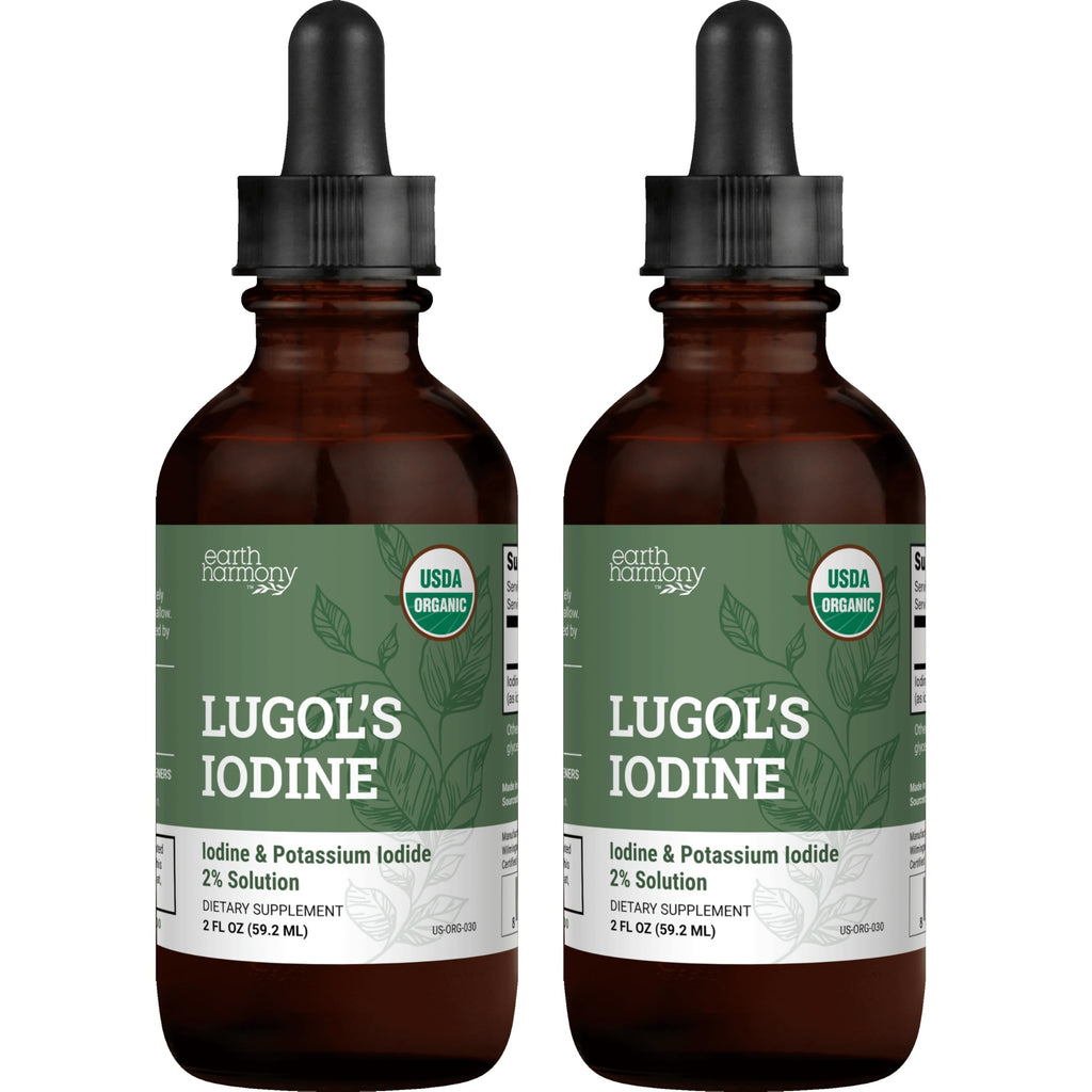 Natural iodine supplement for metabolism support