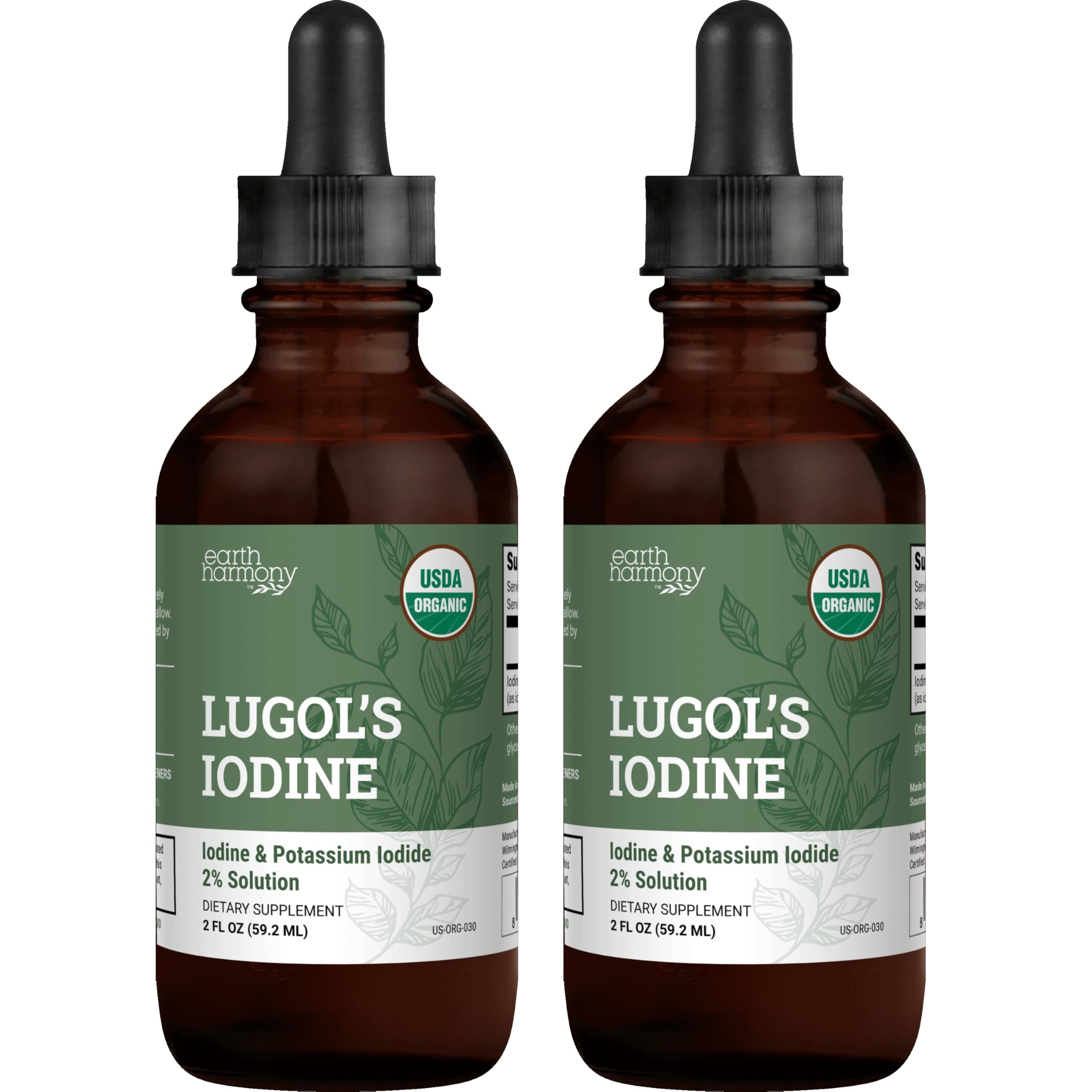 Natural iodine supplement for metabolism support