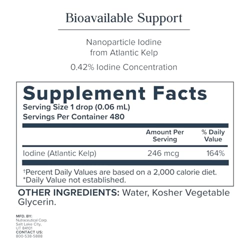 Natural iodine supplement for thyroid health
