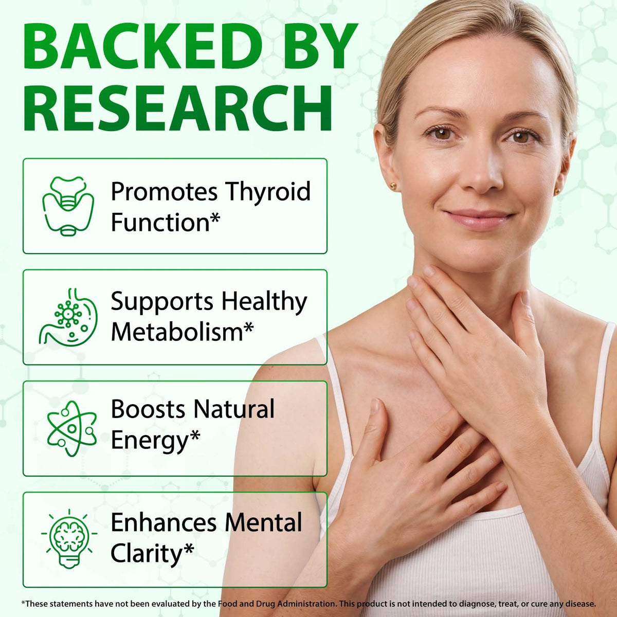Natural iodine supplement for thyroid