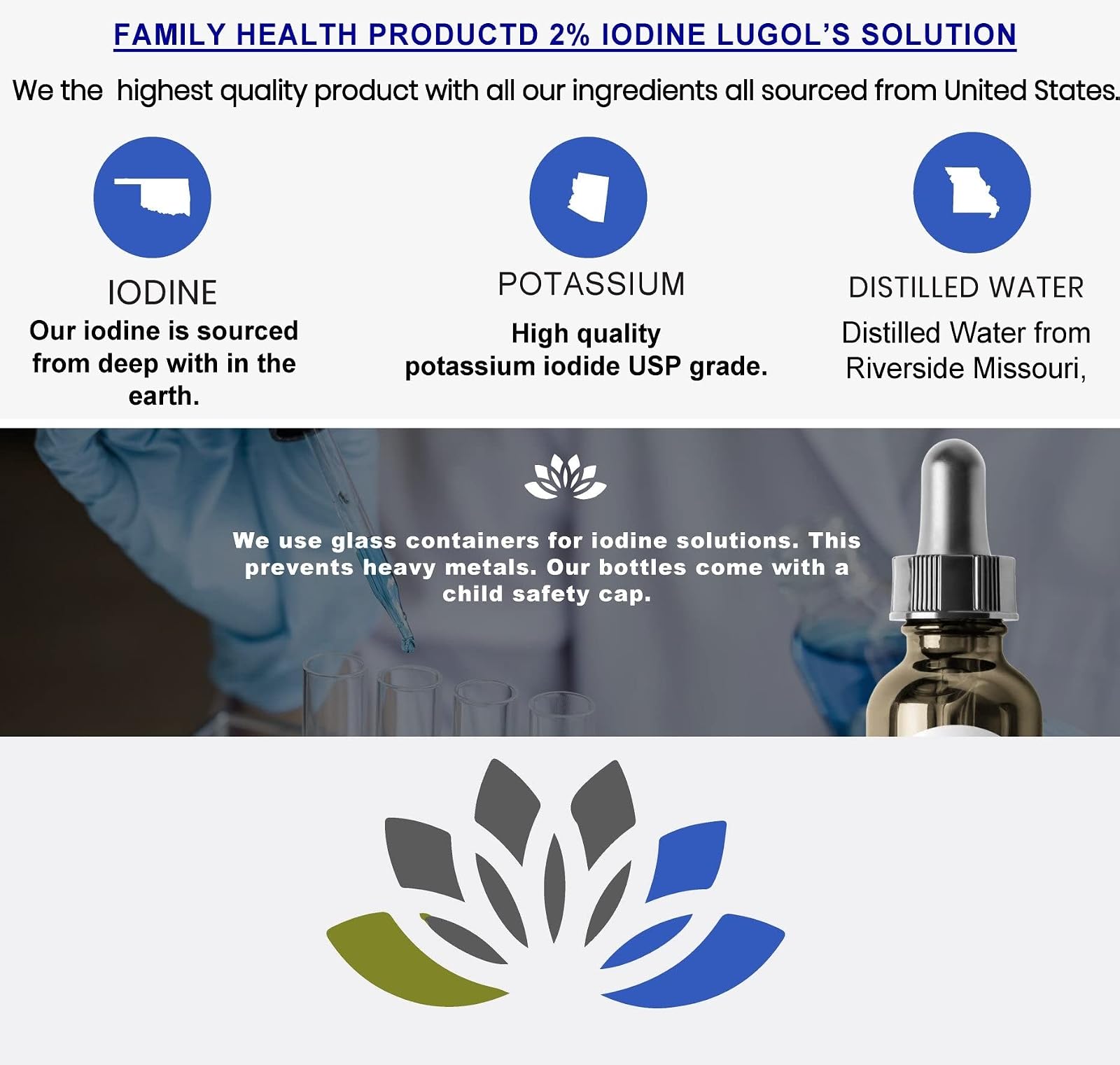 Natural iodine supplement for wellness