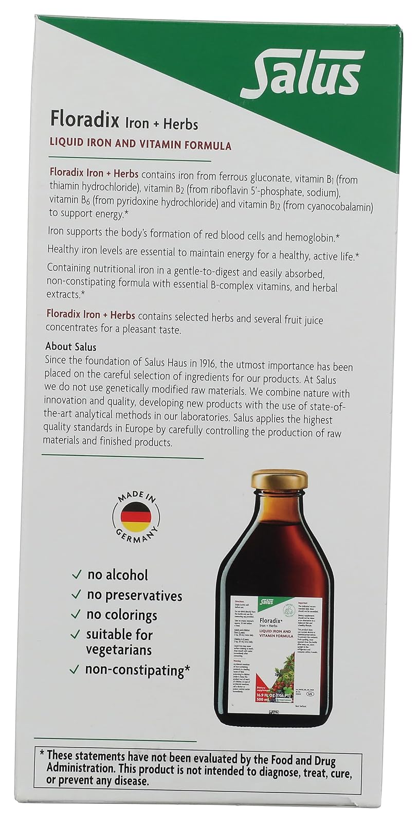 natural iron bisglycinate formula
