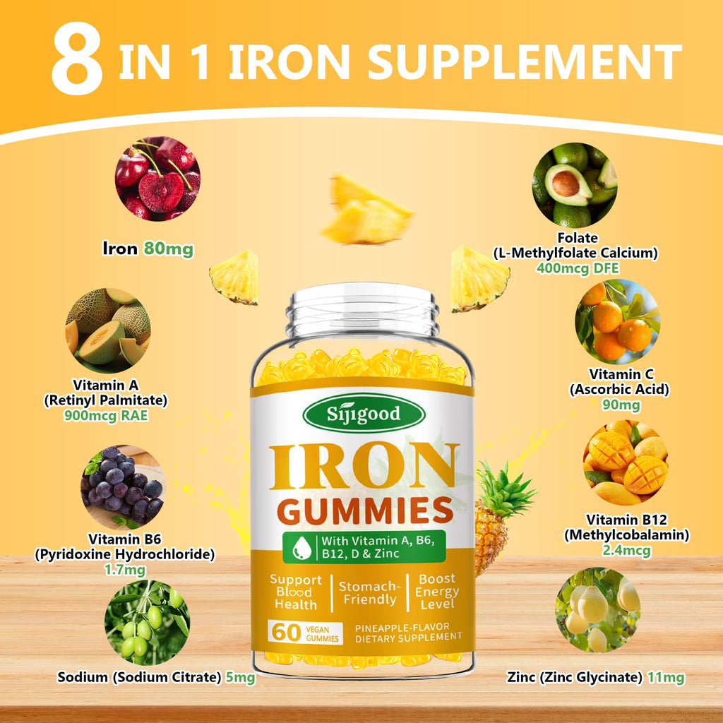 natural iron bisglycinate gummies