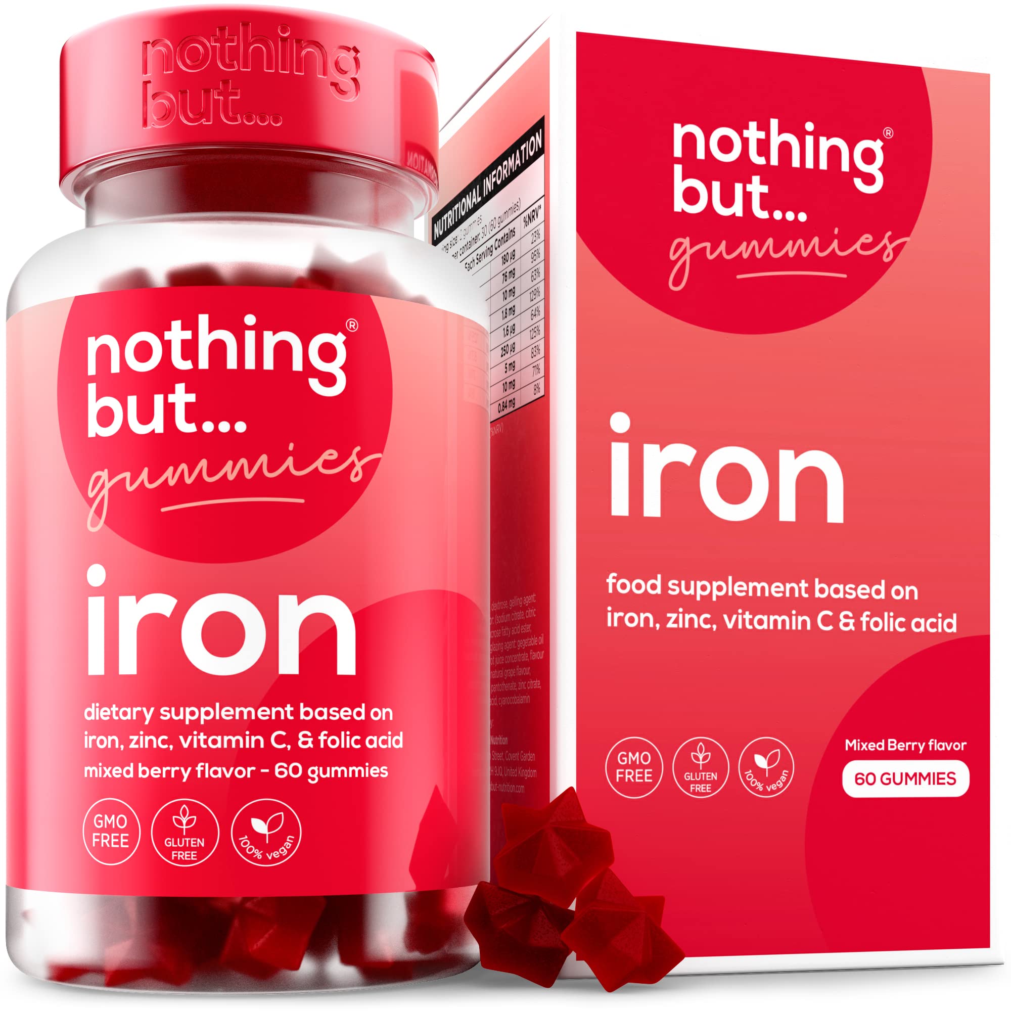 natural iron gummies for energy