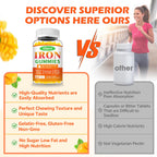 natural iron gummies for energy