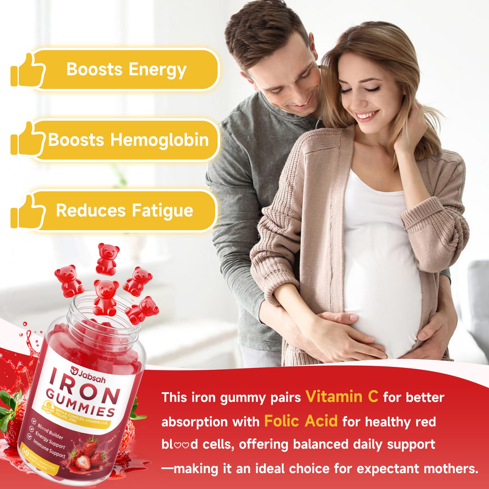 Natural iron source for athletes