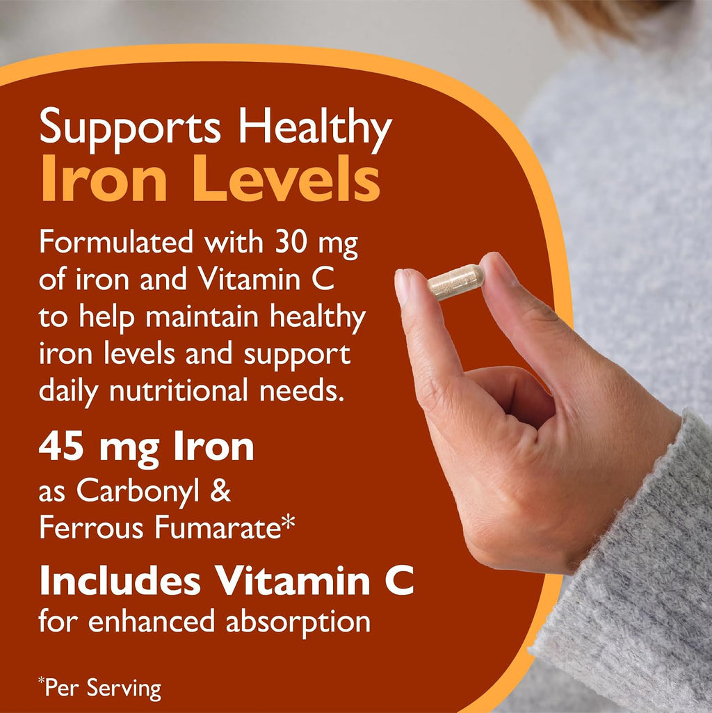 Natural iron source for better absorption