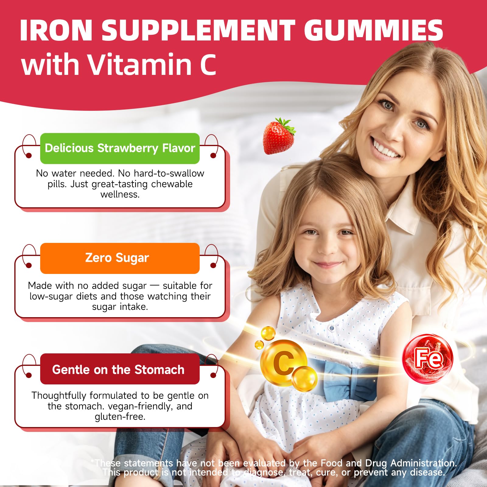 Natural iron source for daily nutrition