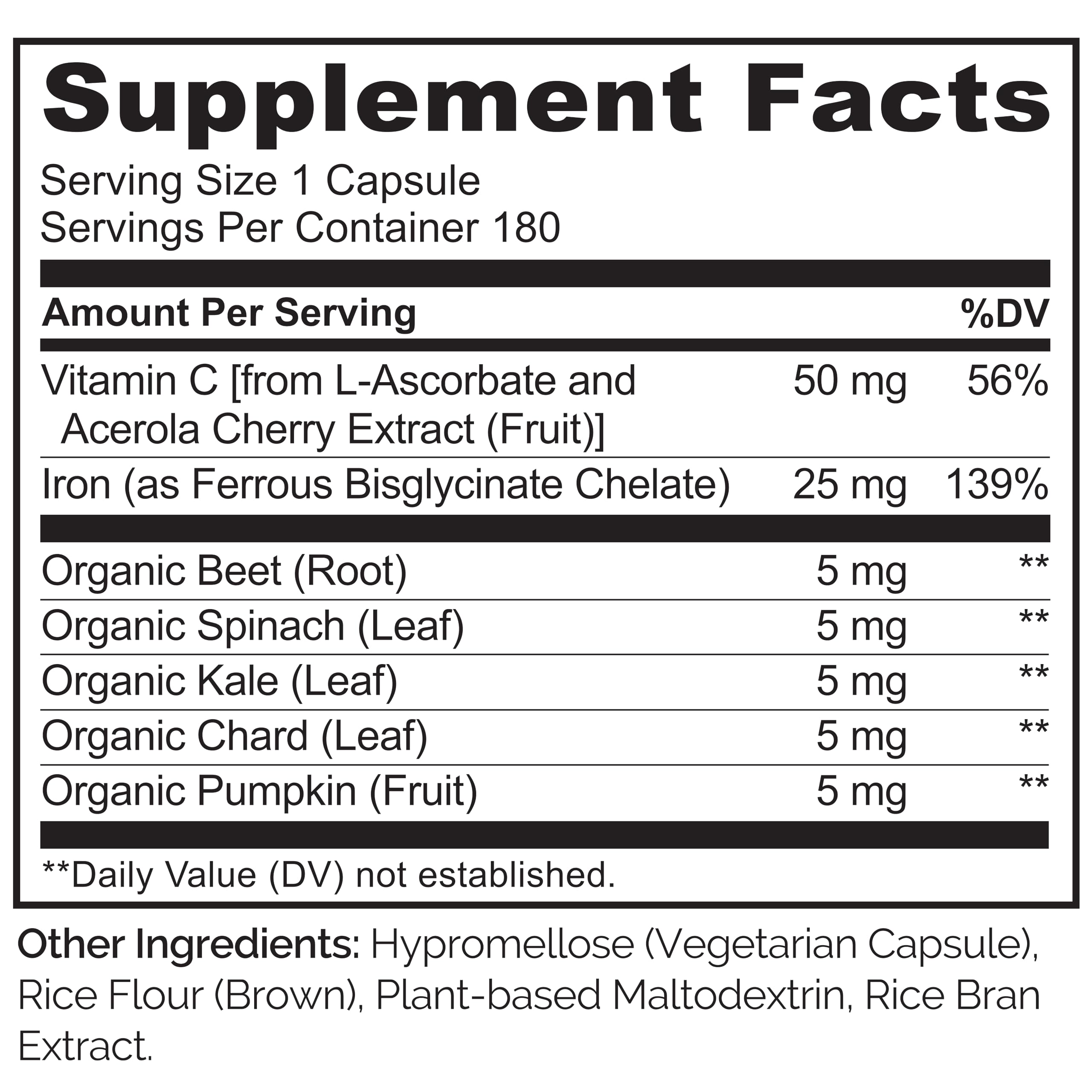 natural iron source for energy