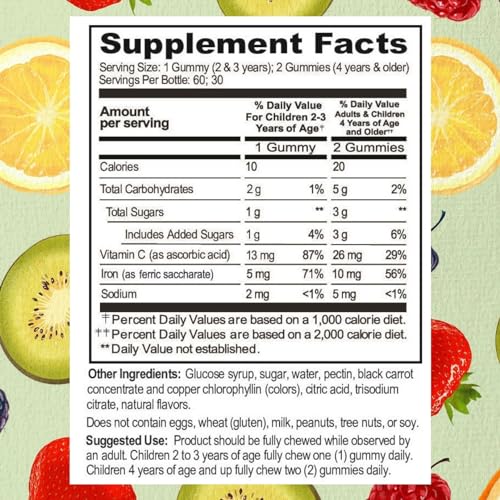 natural iron source for kids