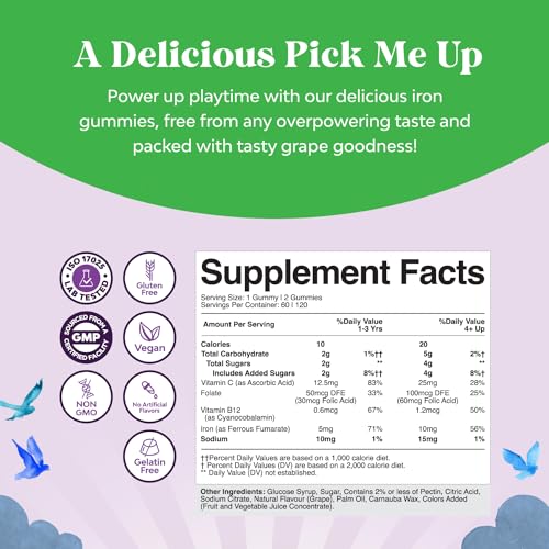 Natural iron source for kids