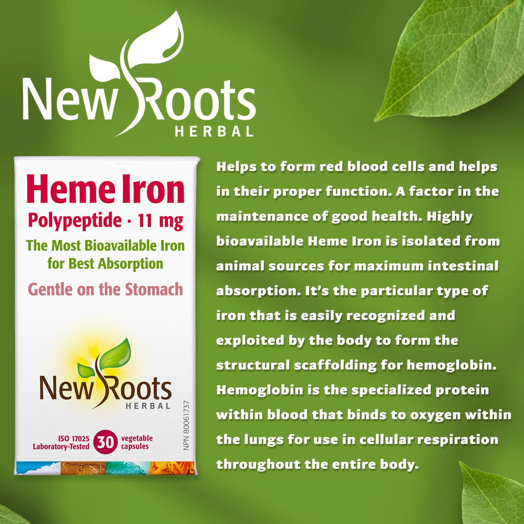 Natural iron source for men