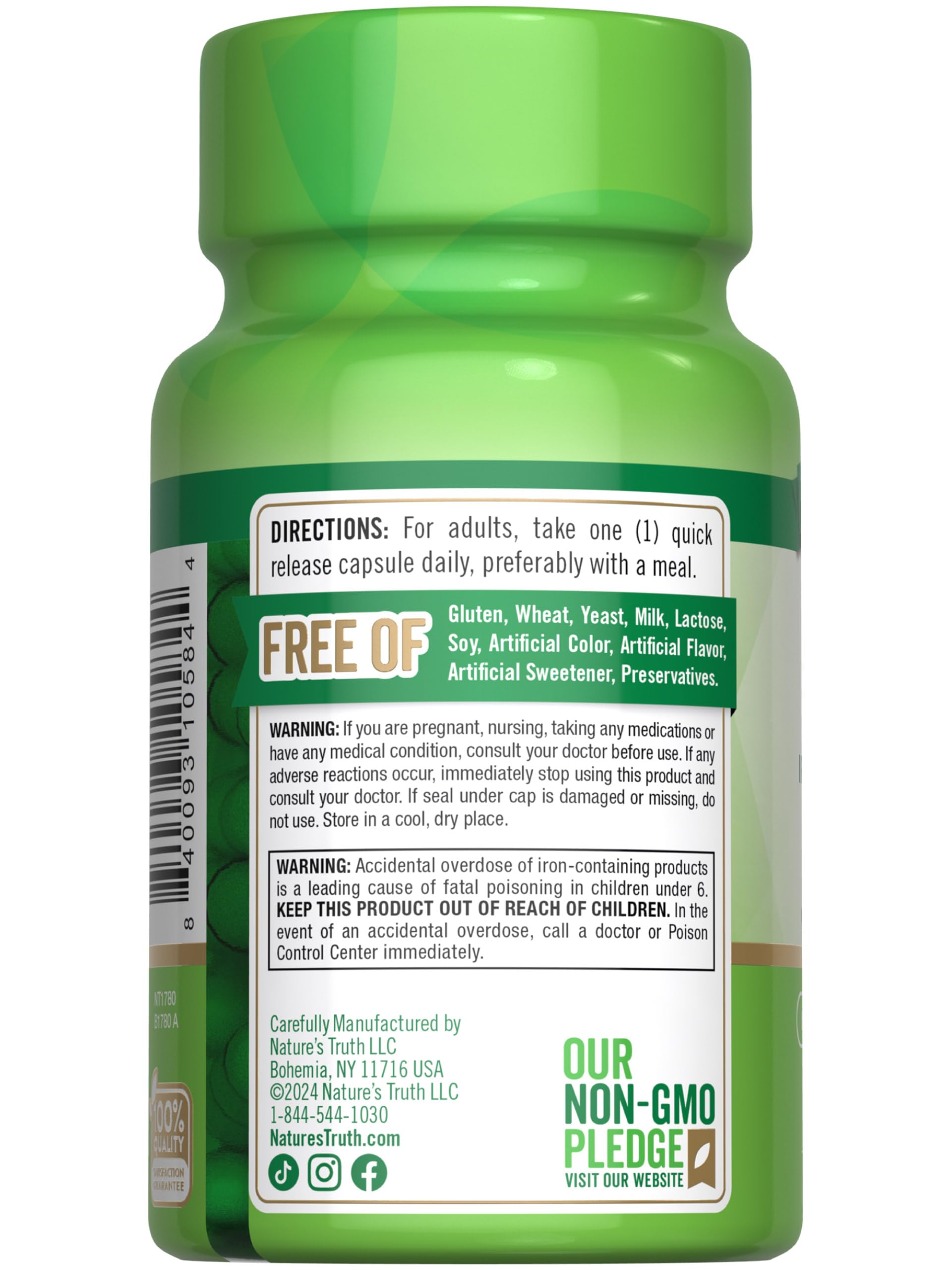 Natural iron source for overall health